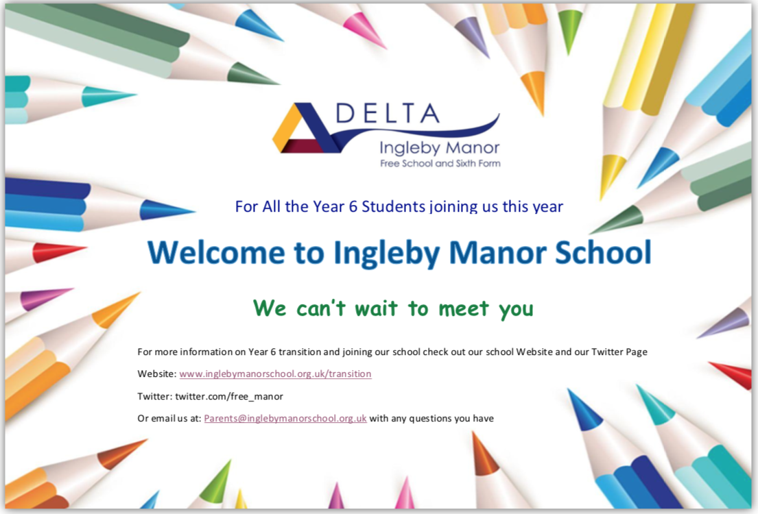 Primary School to Secondary School Transition Hub - Ingleby Manor Free ...
