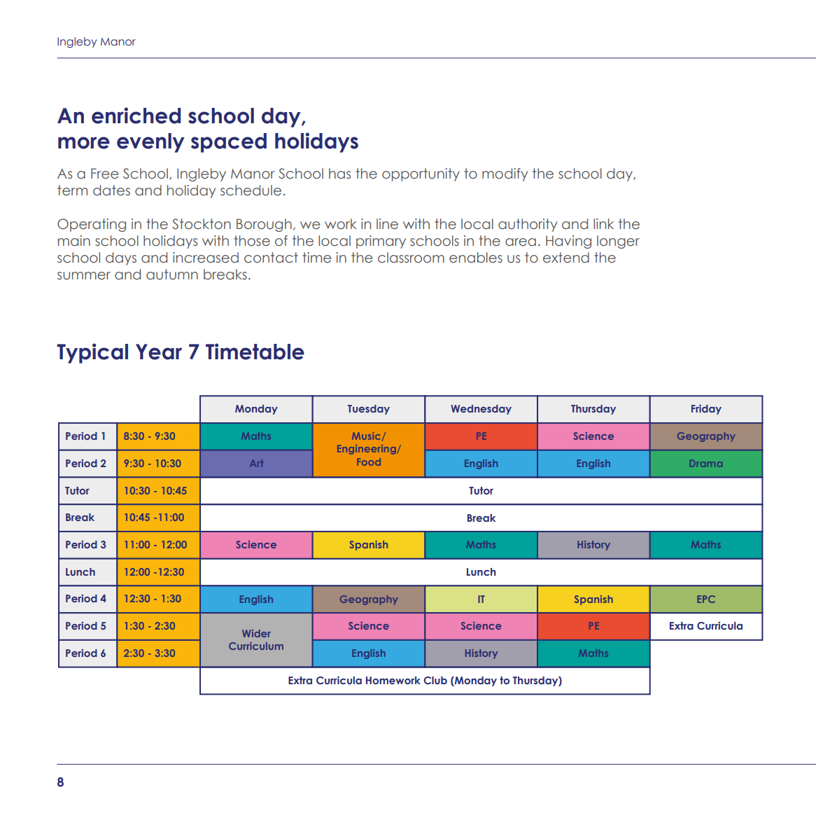 Prospectus - Ingleby Manor Free School