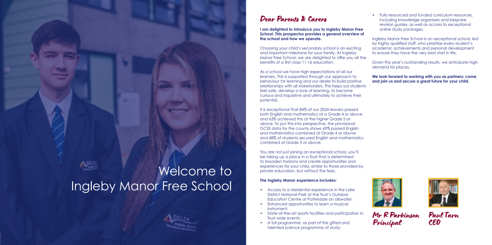 Prospectus - Ingleby Manor Free School